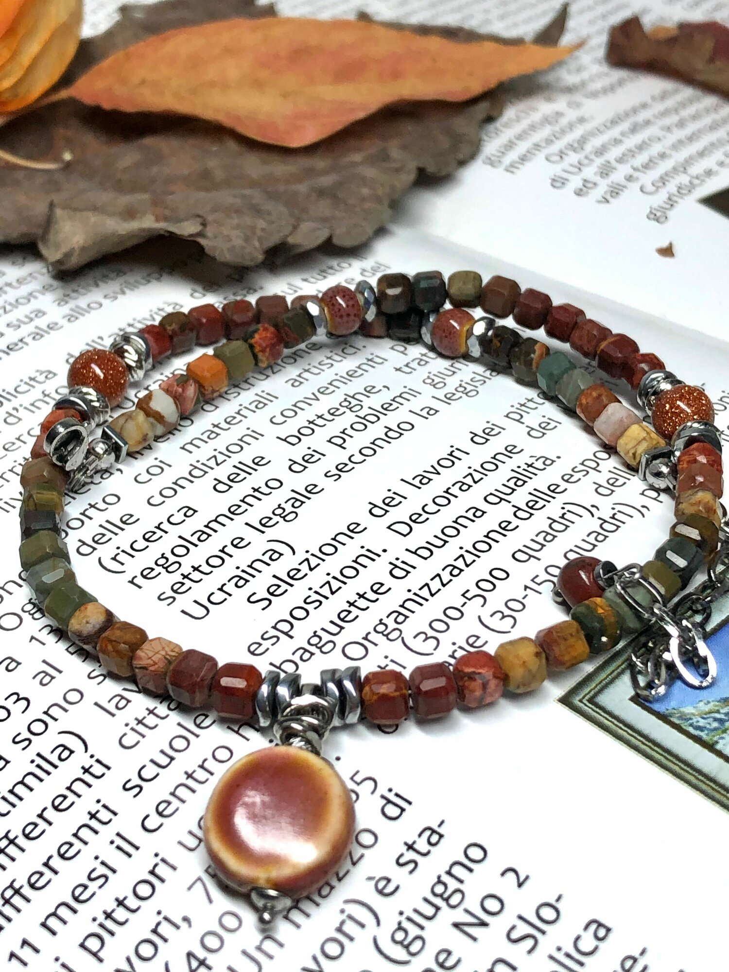 Чокер, яшма