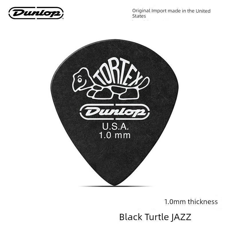 Американский медиатор для электрогитары JAZZ Ⅲ, универсальный, нескользящий, 3-го поколения, черно-белый Большой черный