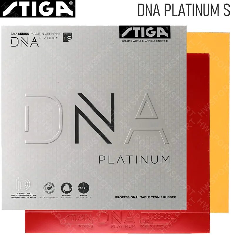 STIGA DNA PLATINUM Series накладка для настольного тенниса DNA-PT-S Red