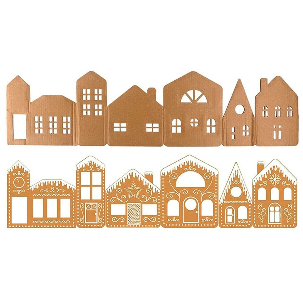 Картонный набор для Рождественского пряничного домика из 2 предметов