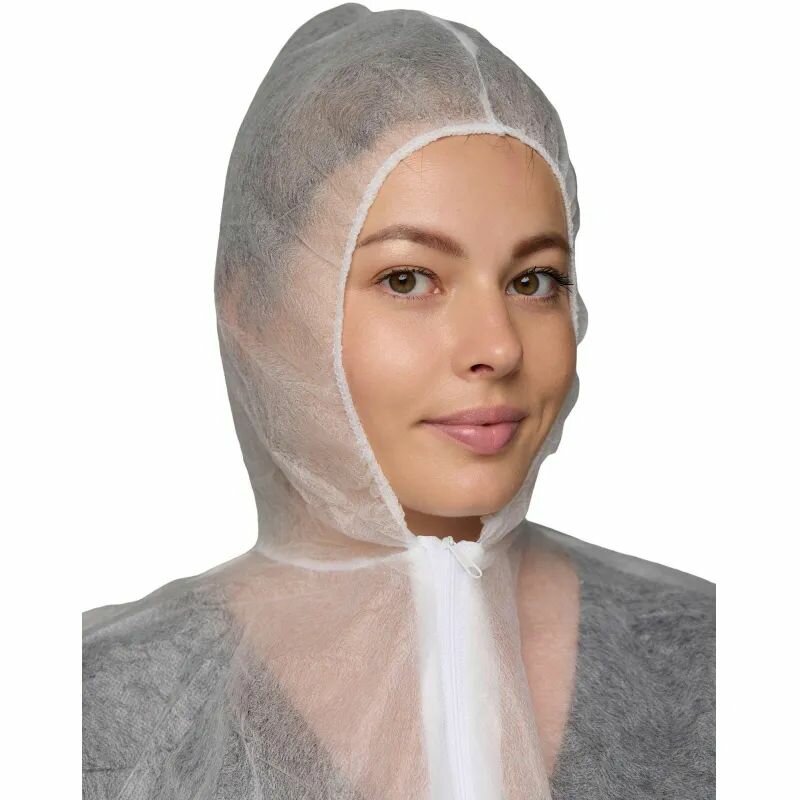 Комбинезон одноразовый Каспер, белый, 20 г/м2, р. L, кп