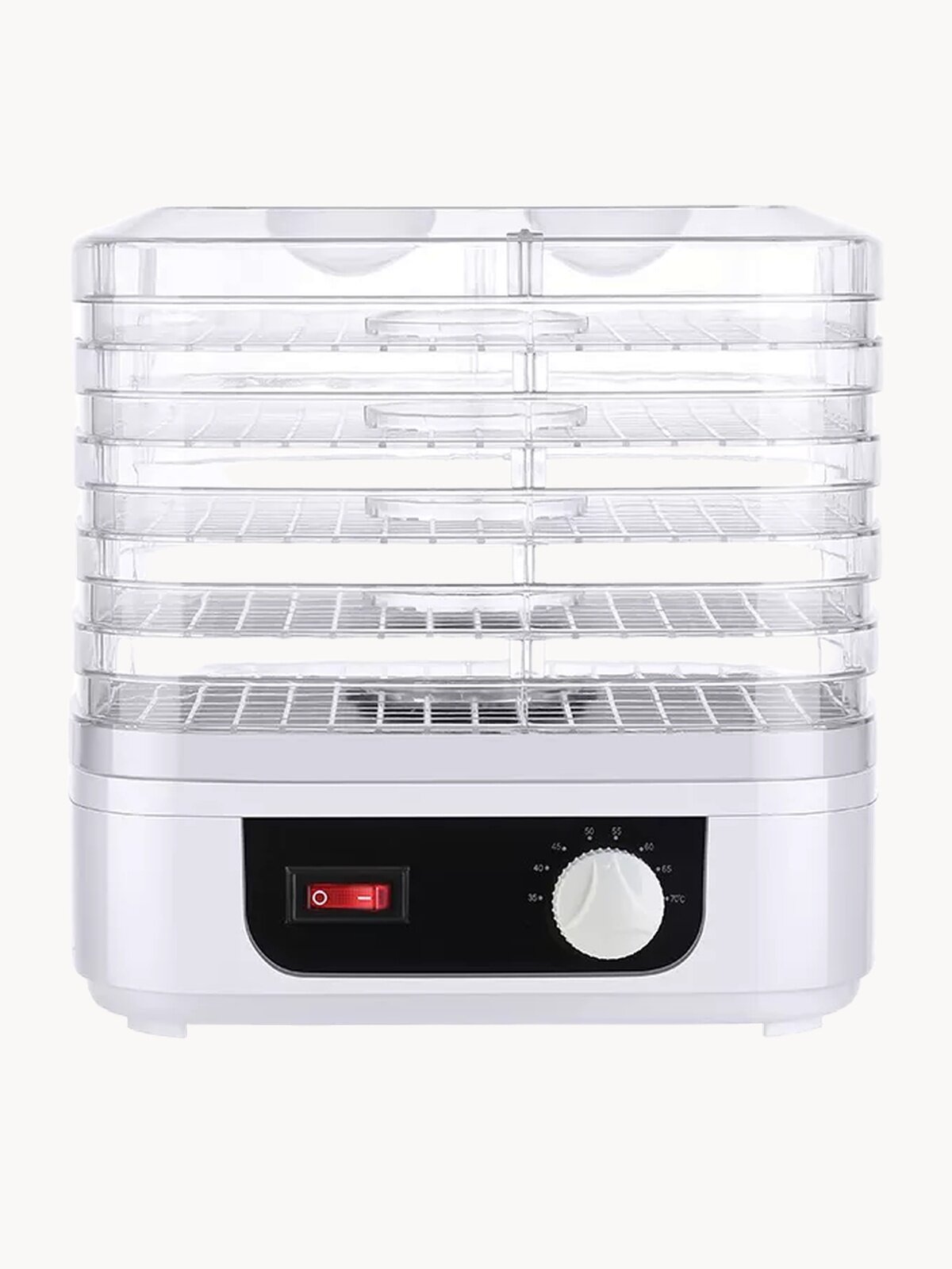 Сушилка (электросушилка) для фруктов, овощей, рыбы, мяса, грибов, пастилы. Дегидратор для сушки продуктов Hott HT-FD03, овощесушилка электрическая