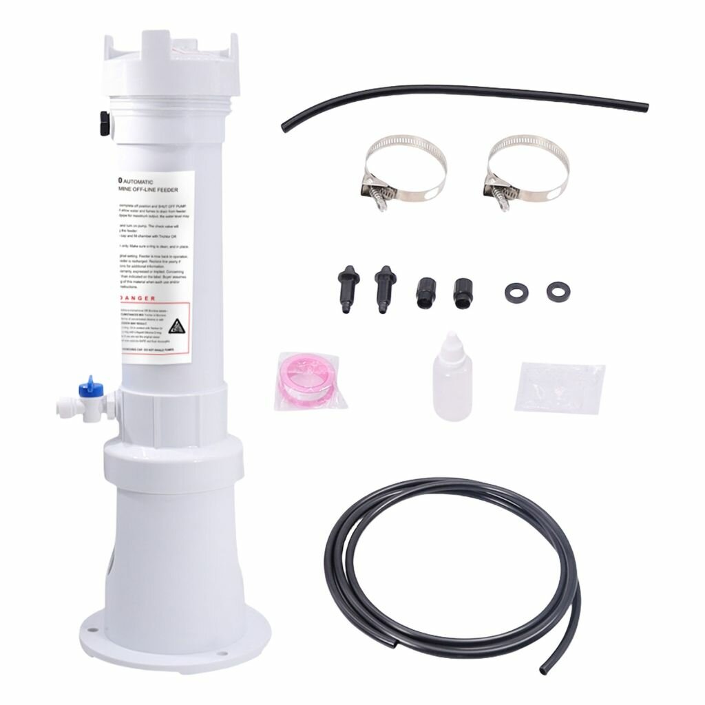 Автоматический хлоратор для бассейна R171016 с клапанами управления и основанием для подачи хлора/брома