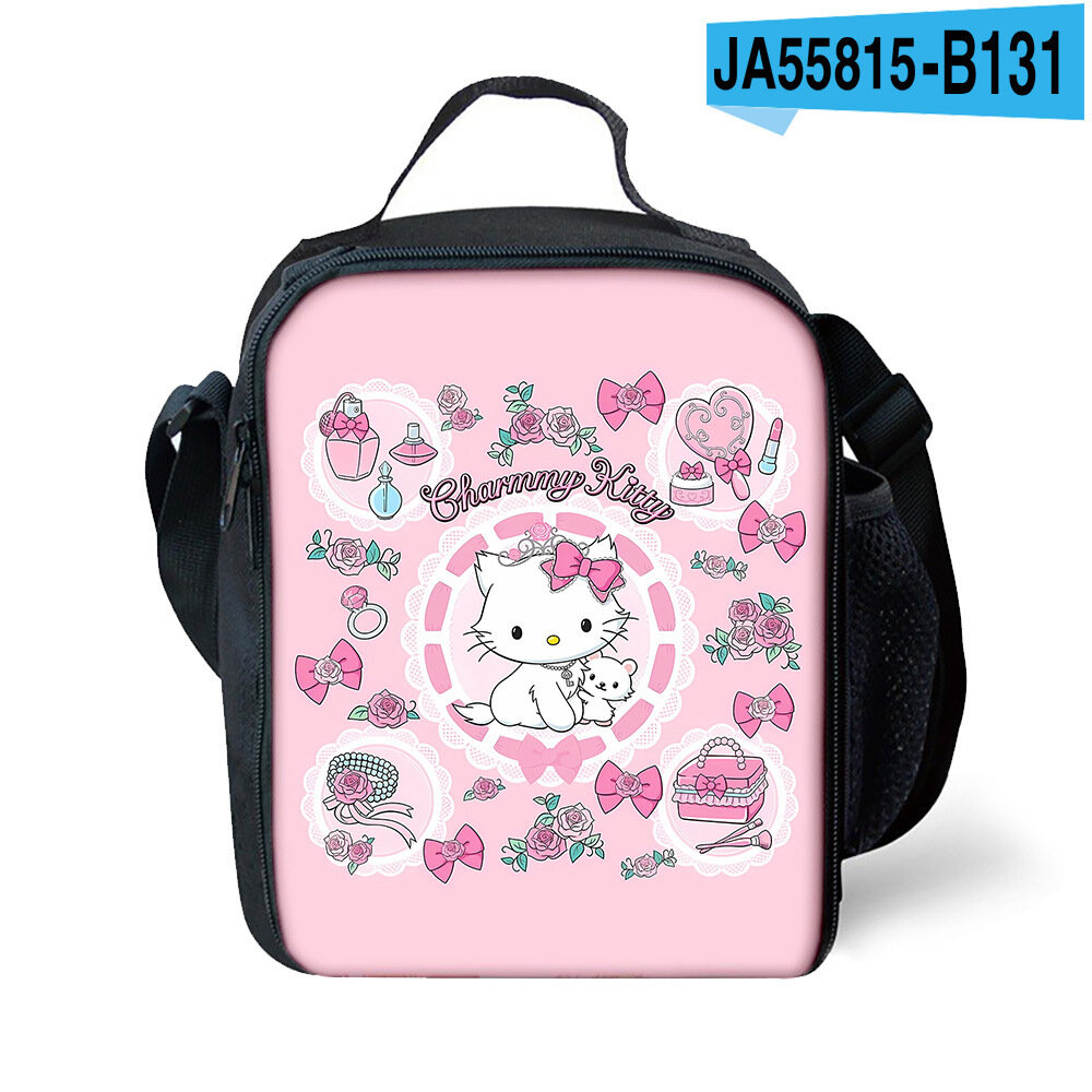 Трансграничный хит продаж, милый HelloKitty, сумка для обеда Hello Kitty, сумка для льда, студенческая сумка для еды, мультяшная сумка на плечо