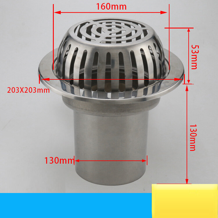 88-203MM пол/открытая крыша дренаж Садовая антиблокирующая напольная сливная крышка, антиблокирующая