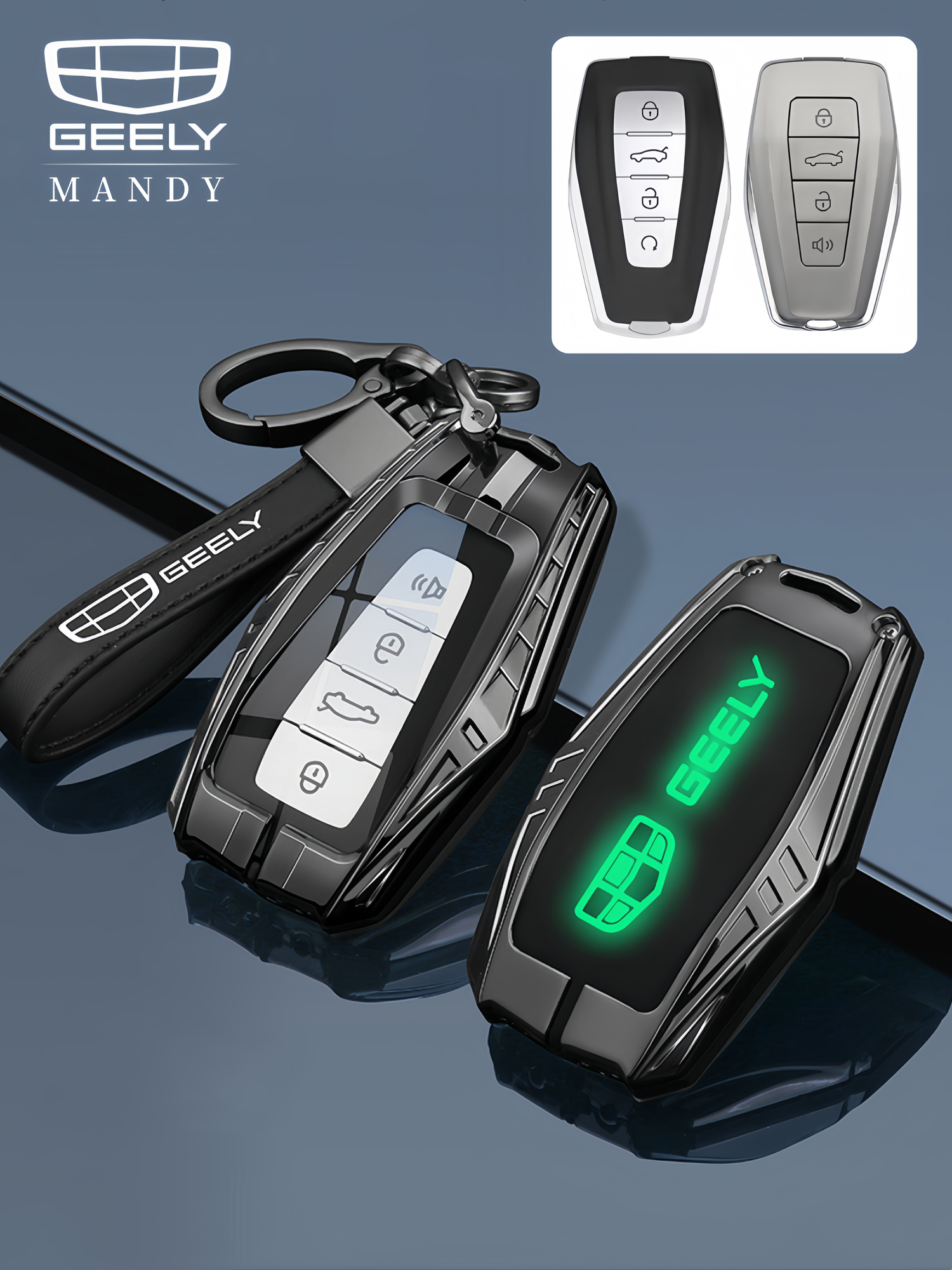 Чехол для автомобильного брелка, Geely Monjaro Coolray Emgrand Atlas Geometry Okavango Preface