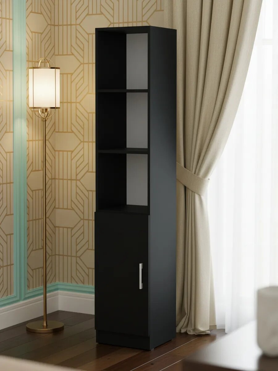 Распашной шкаф пенал FRESTER для одежды в прихожую с полками, от производителя