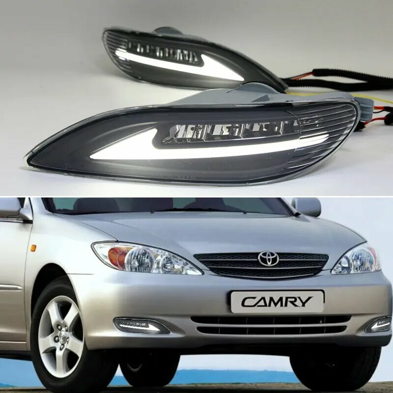 Фары автомобильные, Огни дневные ходовые, 2 шт, арт. Toyota Camry XV30 2002-2006
