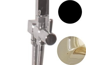 Дивертор Rav-Slezak MD0708CMATZ черный матовый/золото