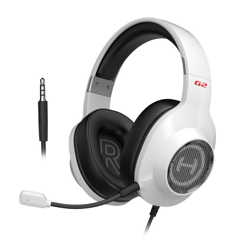 Наушники Edifier проводные g2 standard, 3.5mm, белые