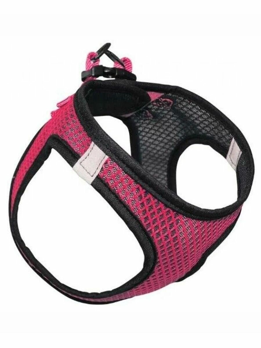 Мягкая шлейка-жилетка из нейлона, цвет розовый, размер XL, обхват груди 520-560 мм