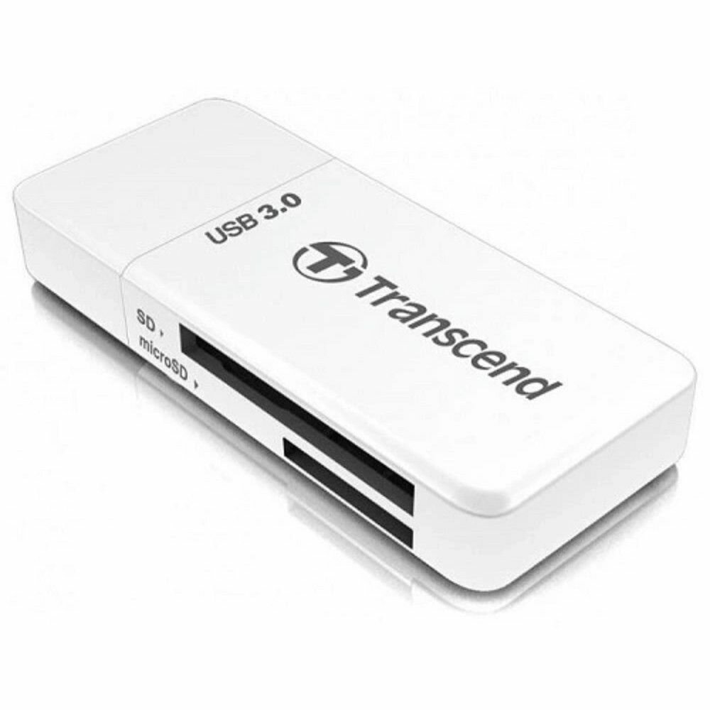Transcend Внешний картридер USB 3.0 Multi - Card Reader F5 All in 1 TS - RDF5W White