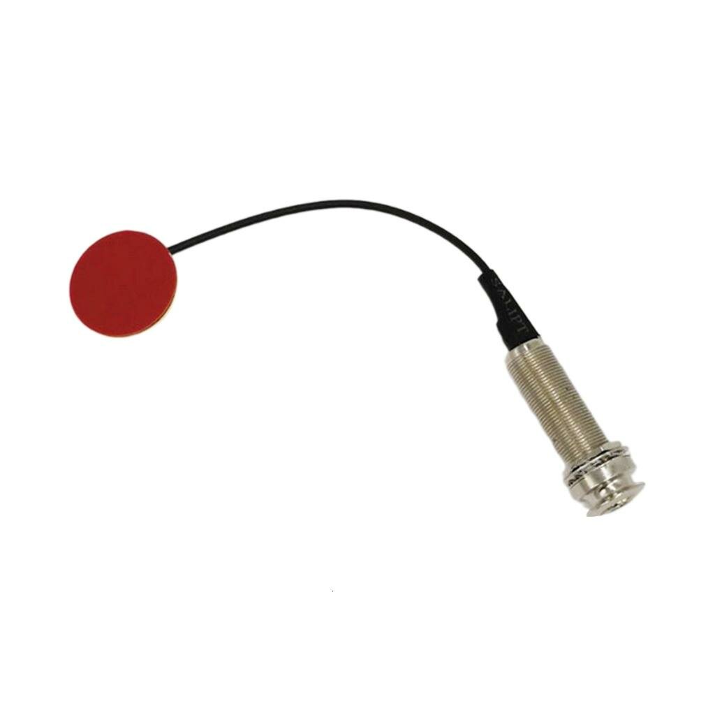 Аксессуары для струнных инструментов, Накладной звукосниматель (1шт), накладной звукосниматель Kalimba thumb Qin, накладной звукосниматель 6,35 мм-красный, 1шт с трубкой