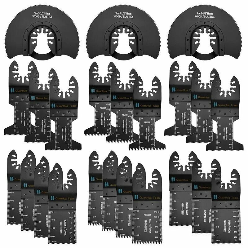 Набор насадок для реноватора, Смешанный набор ножей,23шт