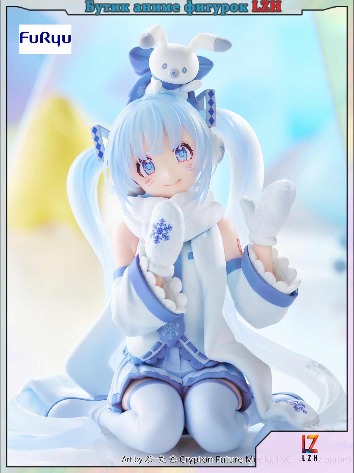 Аниме Фигурка FuRyu Хаунэ Мику(Hatsune Miku) SNOW MIKU 12cm(LZH)