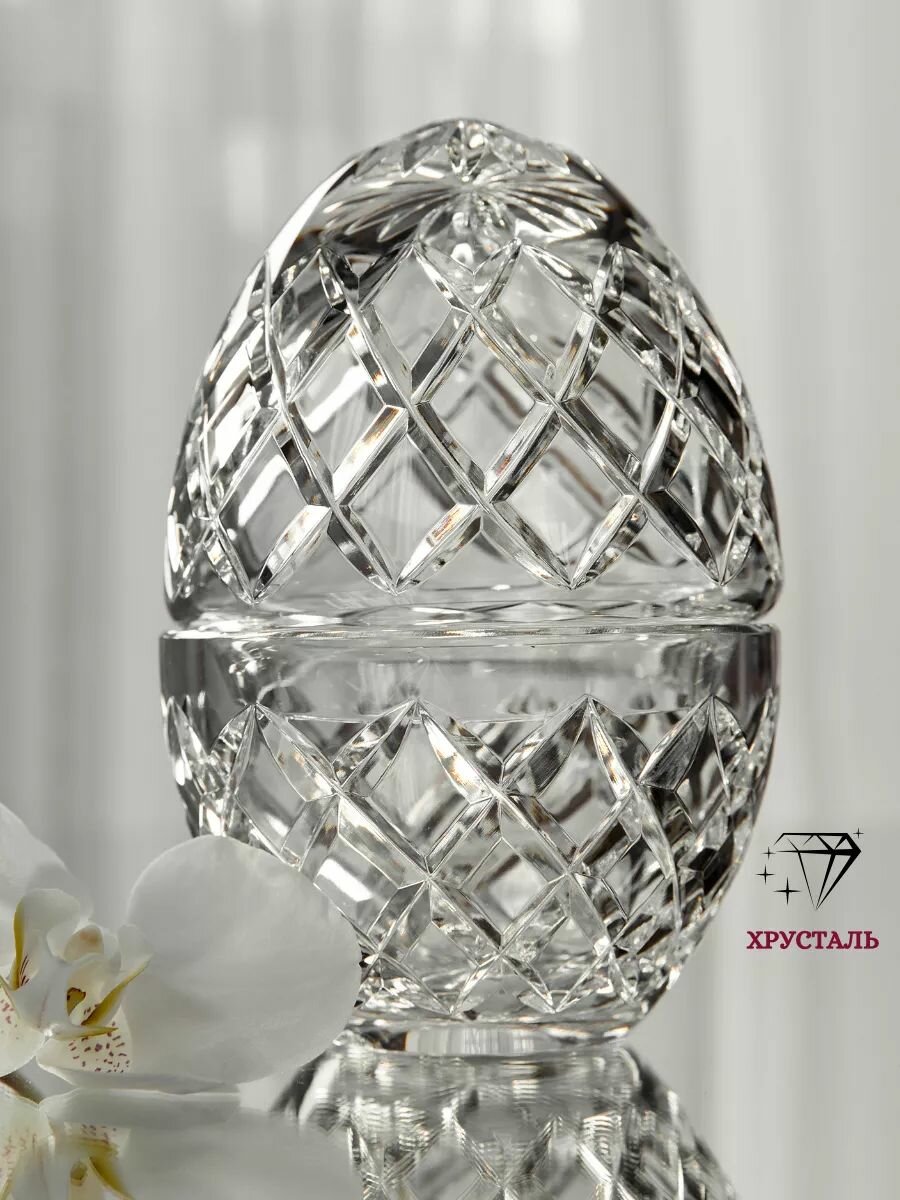 Хрустальная шкатулка Пасхальное Яйцо