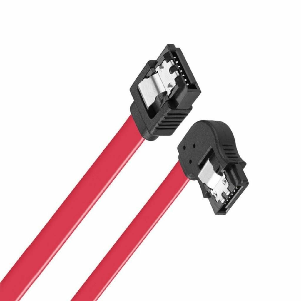 Кабель SATA III 7Pin с угловым разъемом, - Согнитесь вправо