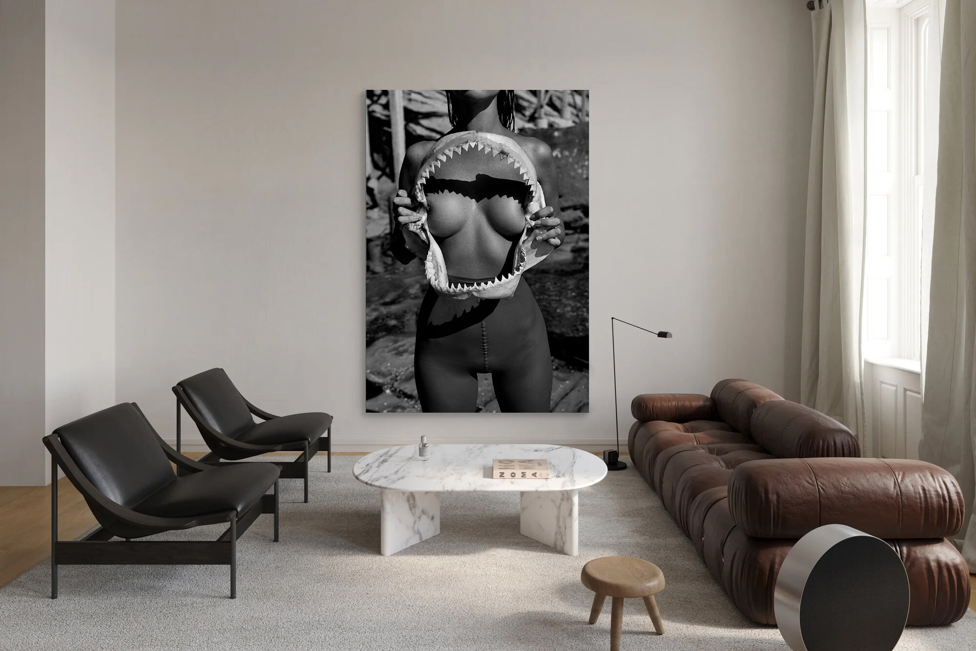 Картина современная Эстетика опасности . Размер 50х70 см