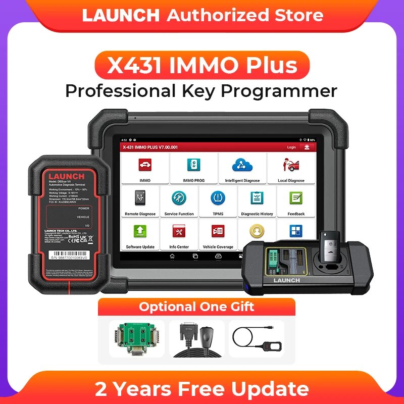 LAUNCH X-431 IMMO Plus X-PROG3 Инструмент для программирования автомобильных ключей Иммобилайзер Pin Code Чтение IMMO Автомобильный сканер Автоматическая диагностика сканирования Global Version