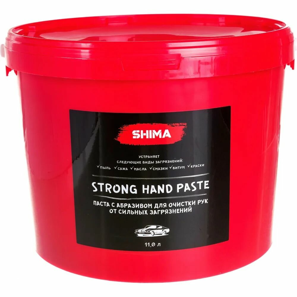 Паста для очистки рук с абразивом SHIMA DETAILER STRONG HAND PASTE 11 л 4603740920445