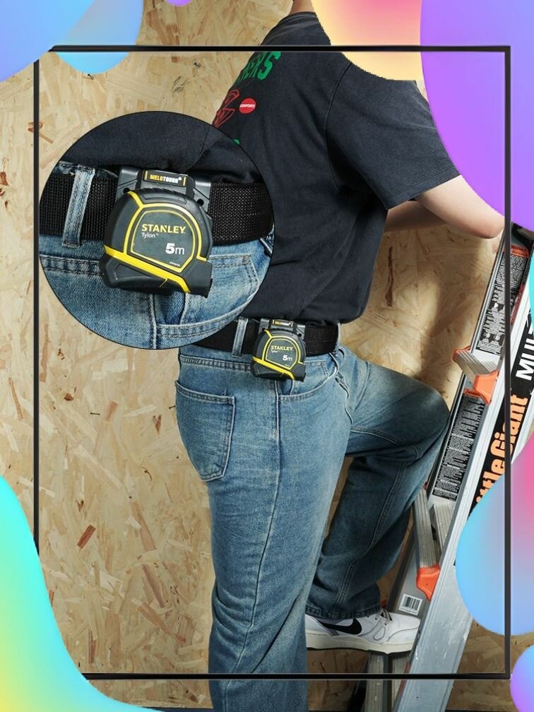 Держатель для шуруповерта, рулетки MELOTOUGH MBT01-Black на пояс