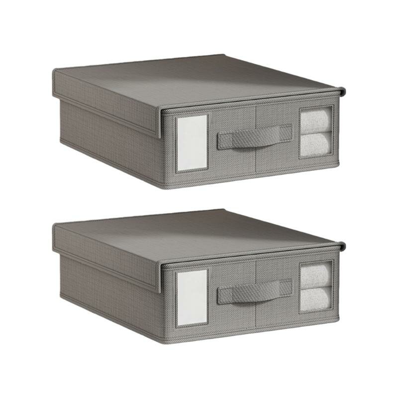 Контейнер для постельного белья с прозрачным окном, 5