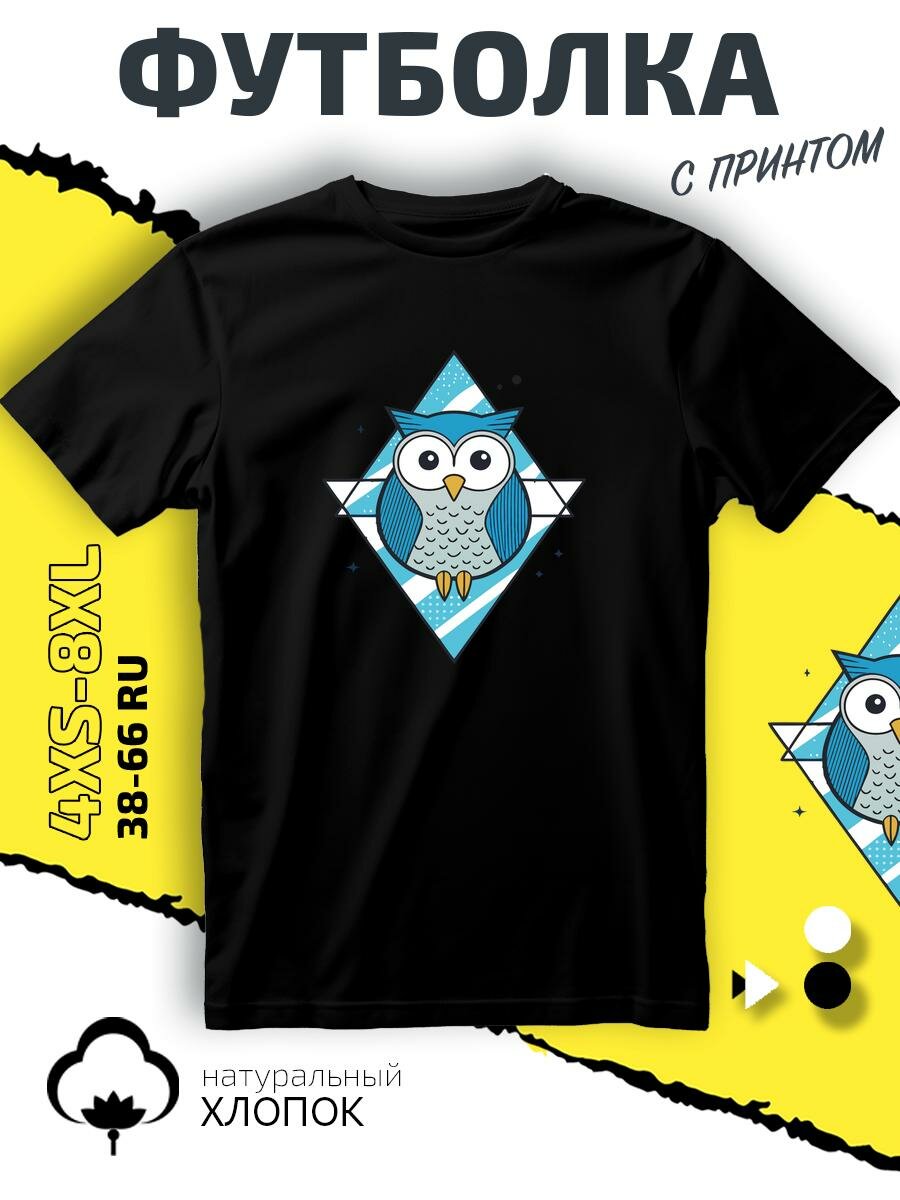 Футболка Сова мультфильм ночной страж