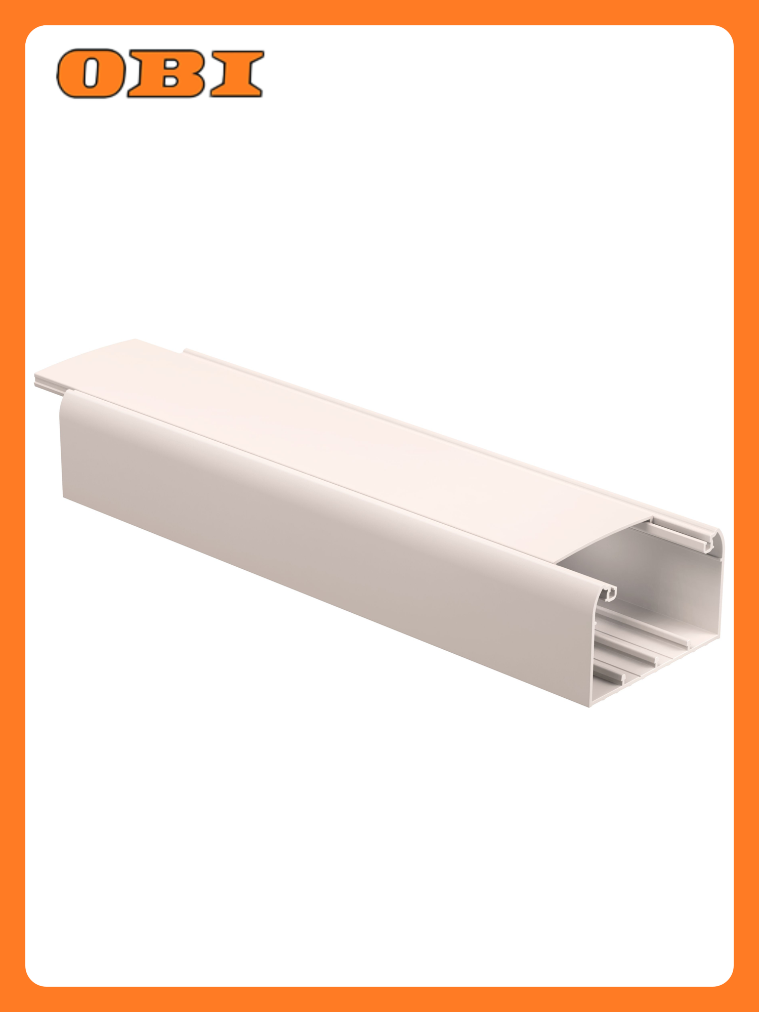 Кабель-канал парапетный 80х40 мм IEK праймер