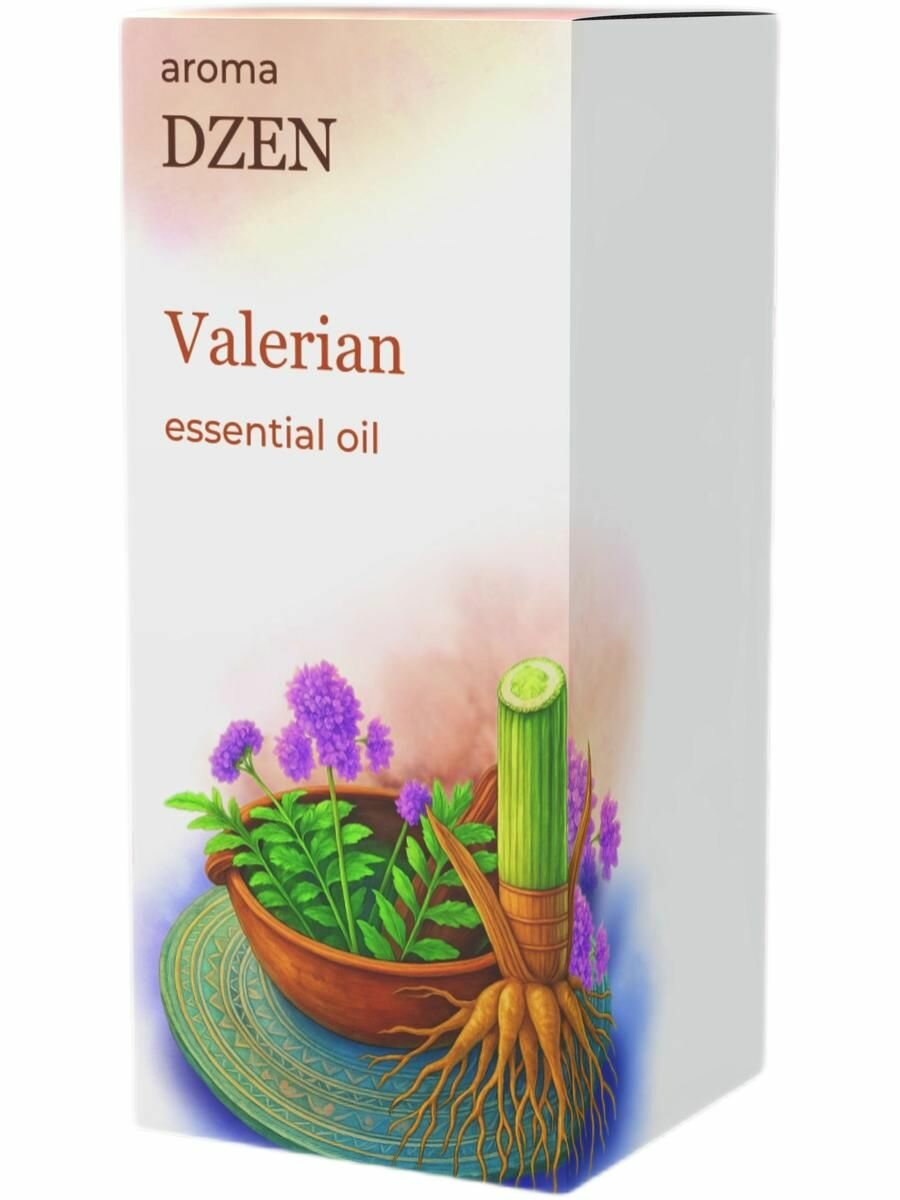 Эфирное масло Валериана Aroma Dzen 1 мл для ароматерапии, бани, йоги
