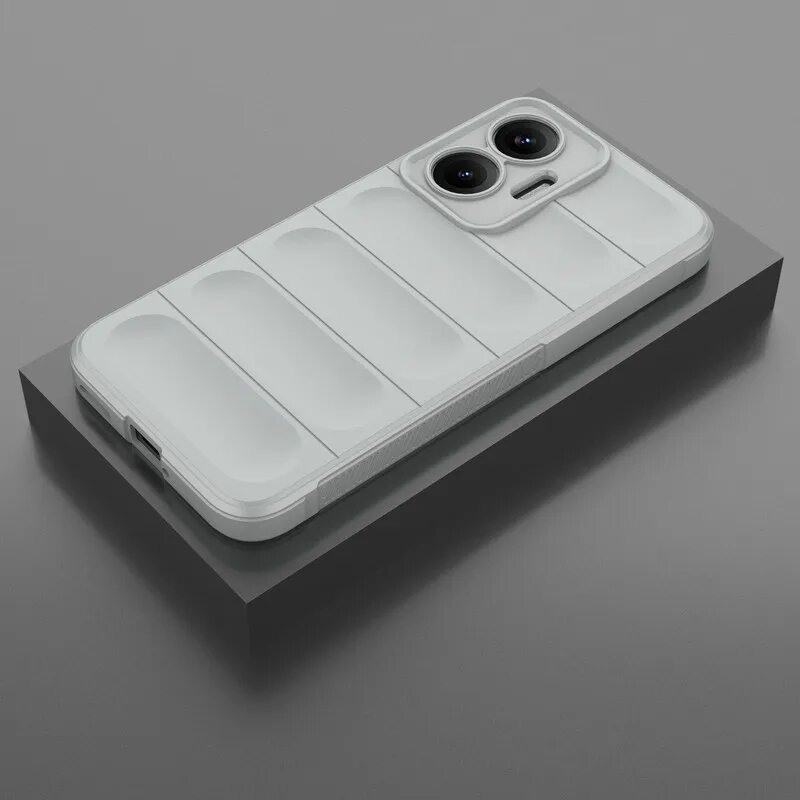 Белый противоударный чехол Poco X8 Pro Max
