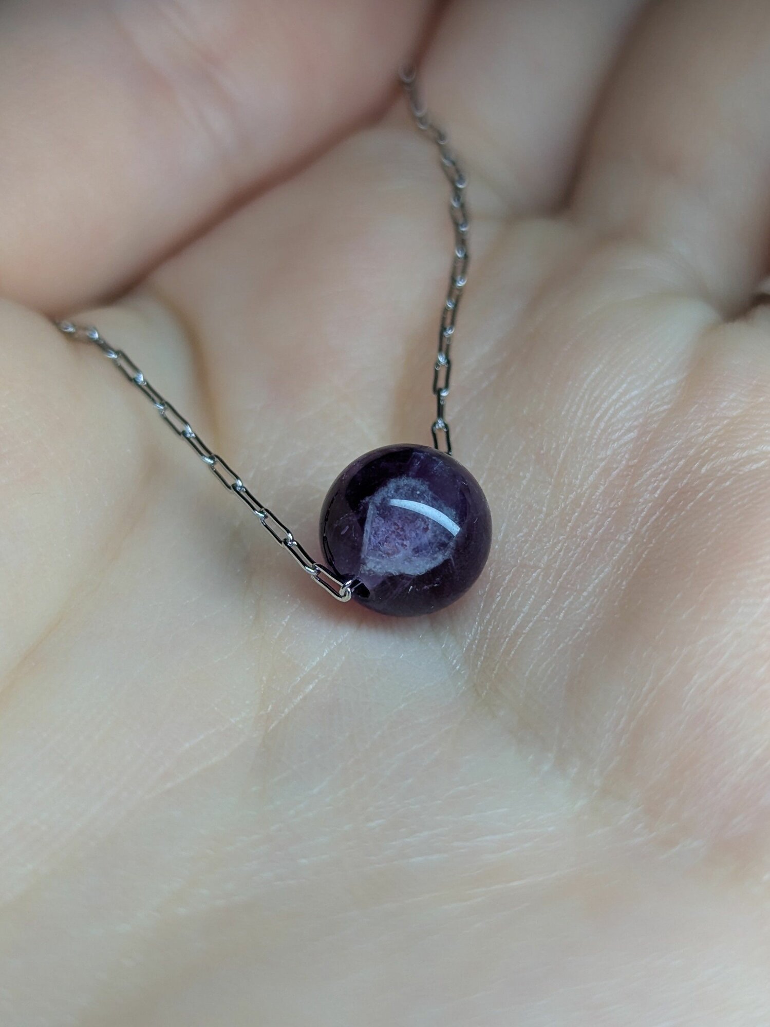 Колье, аметист