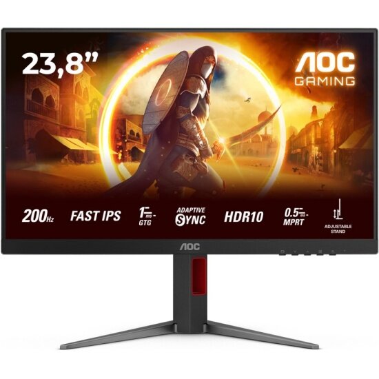Монитор Aoc IPS 23.8" 24G4HA черный