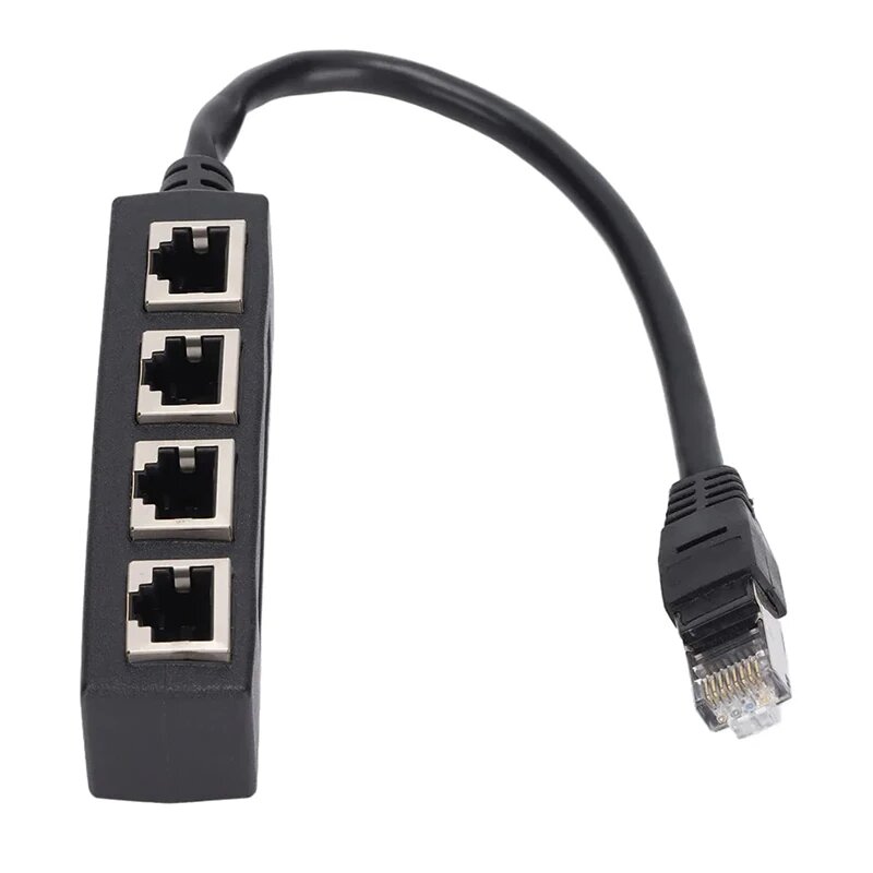 Разветвитель RJ45 1-в-4, Цвет: 1 to 4