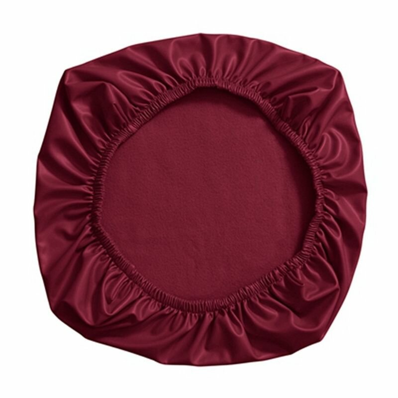 Водонепроницаемый эластичный чехол для подушки из искусственной кожи лица офисного кресла-Винно-красный