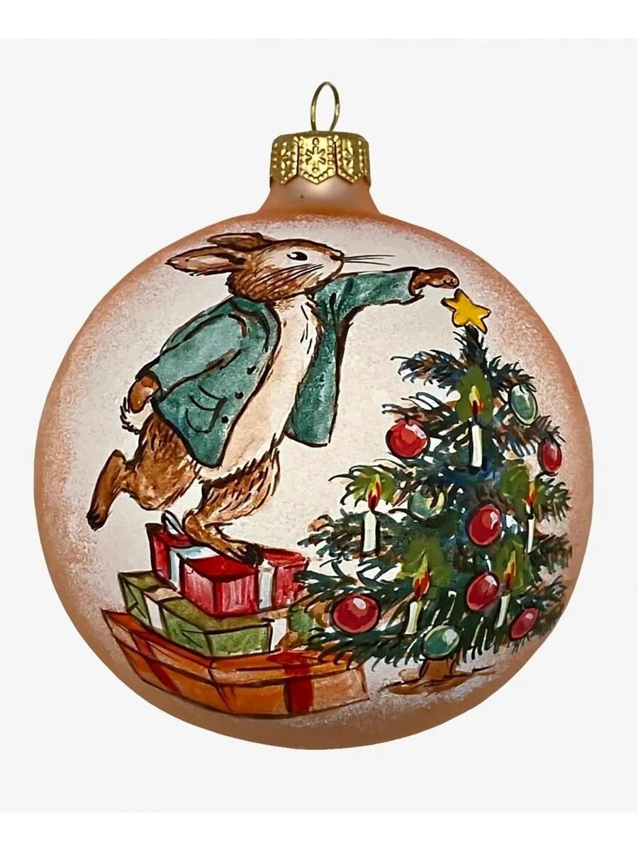 Ёлочный шар "Кролик Питер"