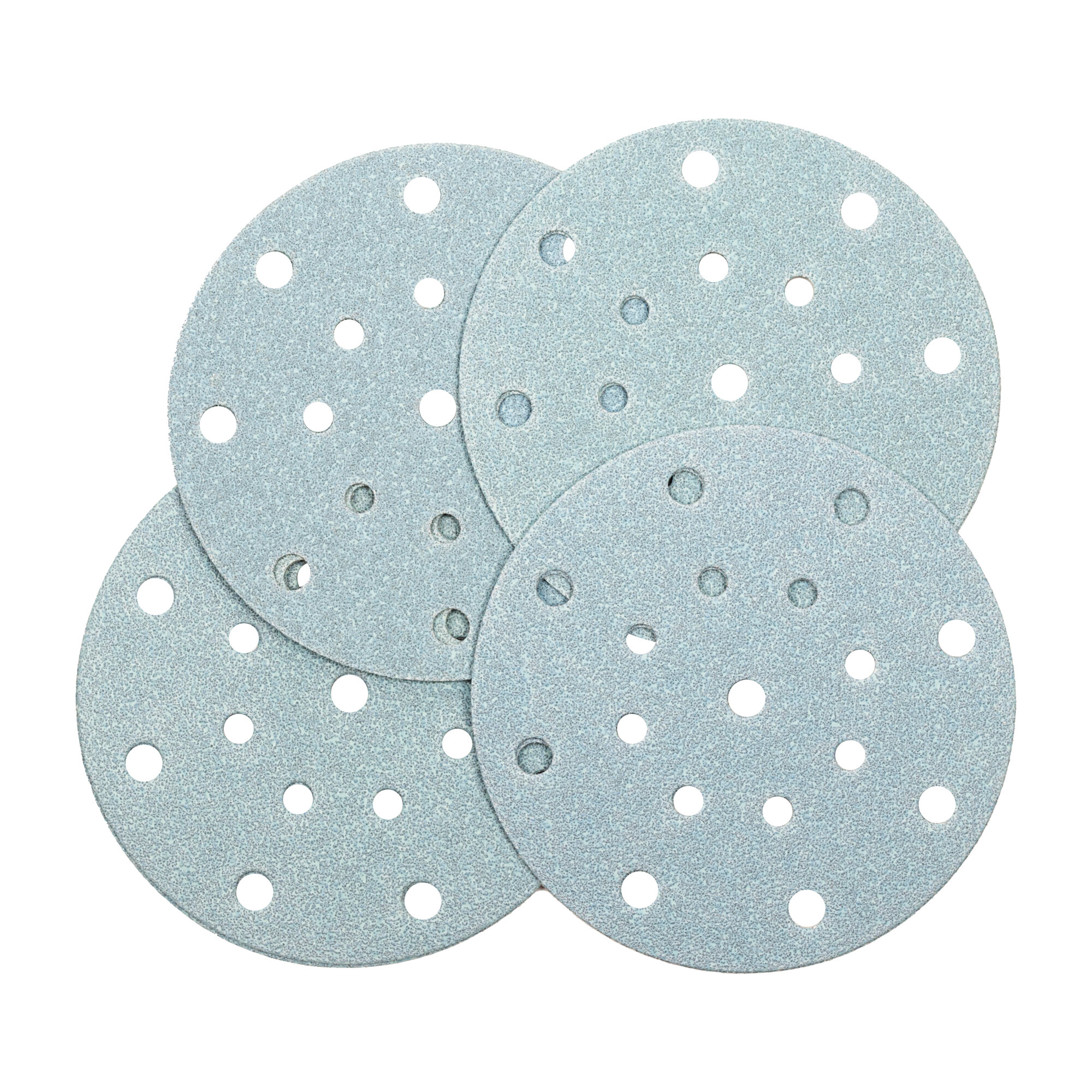 Круг шлифовальный DLT GrandFlex BLUE-CERAMIC, P80, 150мм, 10шт, (на бумаге, керамика и оксид алюминия), арт.3028
