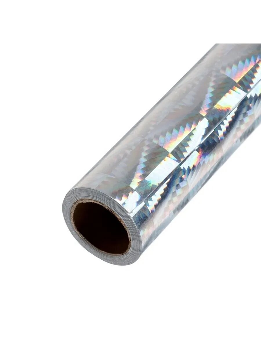 Самоклеящаяся серебристая голографическая пленка