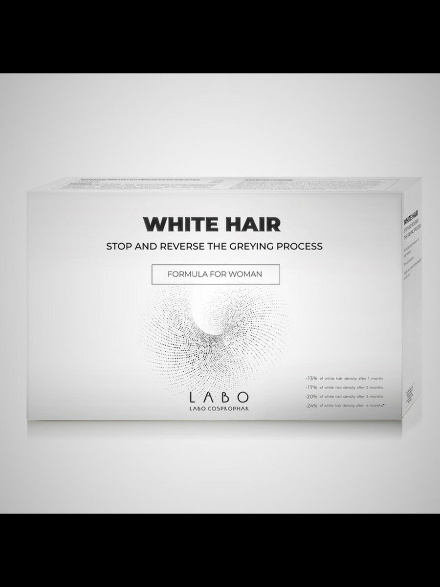 CRESCINA White Hair Treatment for Woman, Лосьон для приостановки поседения и восстановления цвета волос для женщин 20 амп