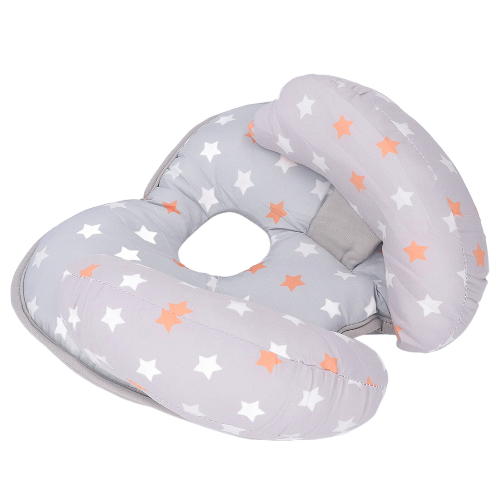 Детская дорожная подушка для автокресла Мягкая и приятная для кожи регулируемая подушка для поддержки головы и шеи ребенка Детская подушка для шеи со звездным узором