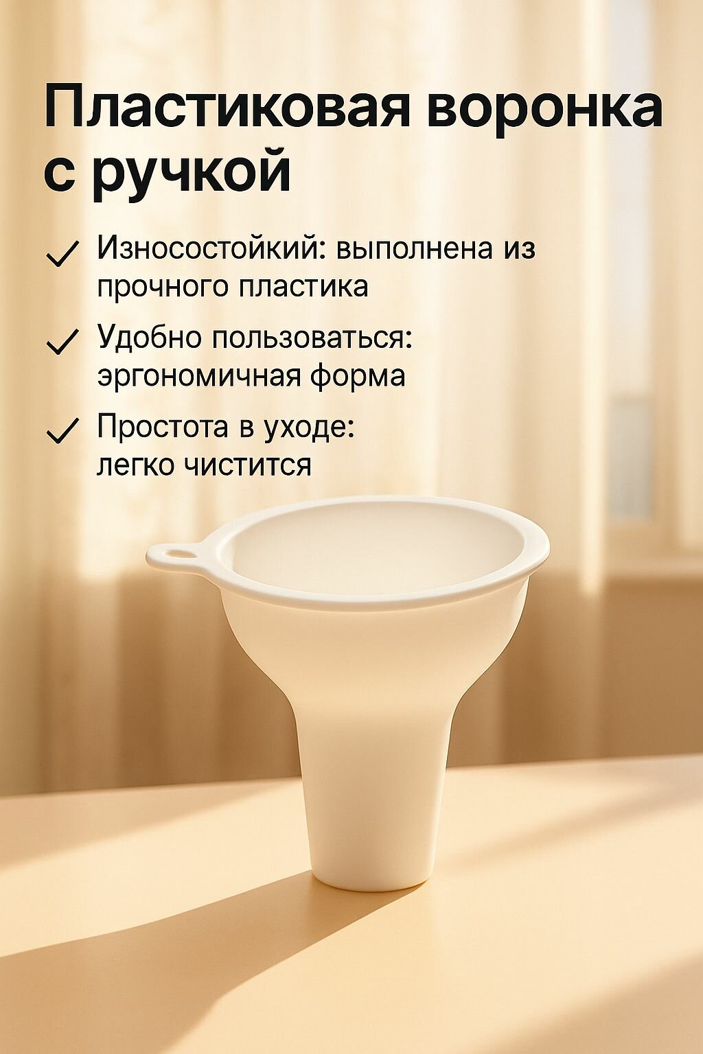 Воронка кухонная большая 1 шт