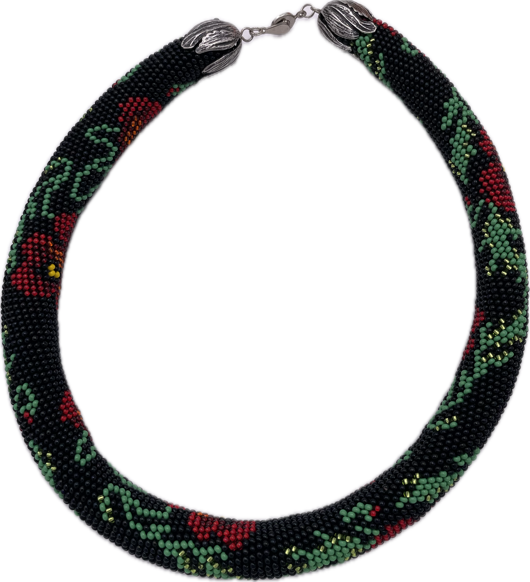 Колье, бисер