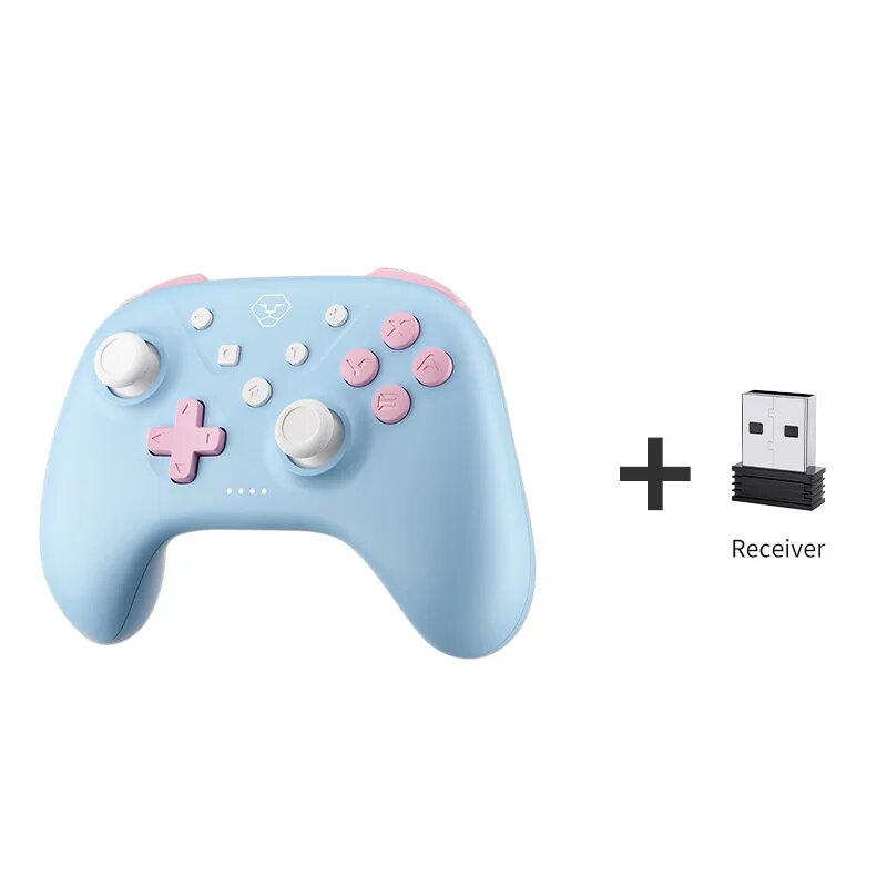 Беспроводной геймпад Aolion Blue для Nintendo Switch с ресивером