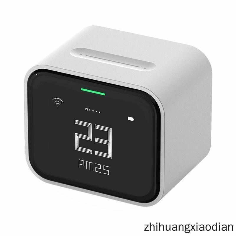 Анализатор качества воздуха Xiaomi Qingping Air Monitor Lite датчик углекислого газа СО2, 5 в 1 (температура, влажность СО2 PM2.5 PM10 - летучие частицы) MiHome Apple HomeKit CGDN1, Белый