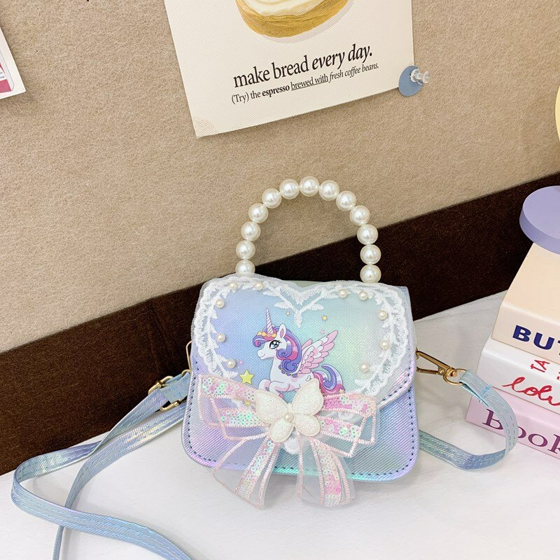 Кросс-бордер оптовая сумка через плечо для девочки Айши, модная жемчужная сумка этого года, корейская версия детской сумки через плечо
