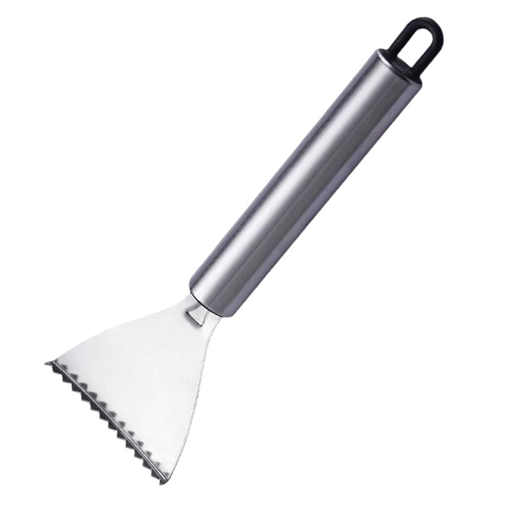 Многоцелевой скребок для чистки рыбы из нержавеющей стали с подвесным крючком