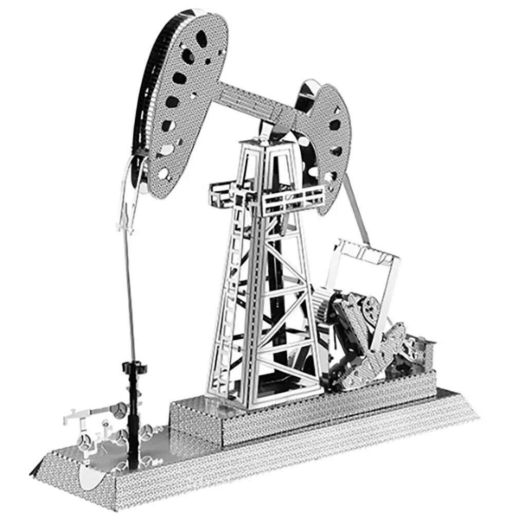 Бурение скважин 3D Металлическая модель головоломки / Взрослые декомпрессионные игрушки / Подарки инженера