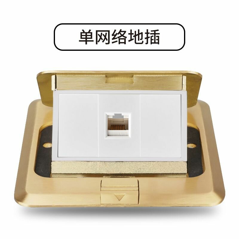 Нержавеющая сталь, полностью медный заземляющий штекер, водонепроницаемая скрытая розетка, пятигнездовая амортизация, медленное восстановление, десятигнездовая сетевая заземляющая розетка, прямая продажа