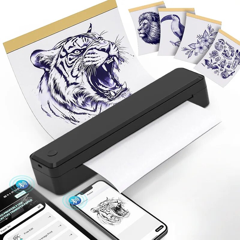 Беспроводной термопринтер для татуировок CHIYI