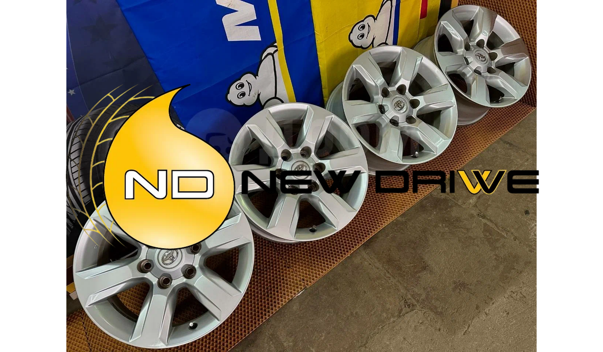 Диски автомобильные R17 Toyota Land Cruiser Prado , 17 дюймов, 6х139.7 (7.5J, ET25) Диски сняты с автомобиля в Японии ( Тойота Ленд Крузер Прадо) Fortuner, Hilux 4шт.