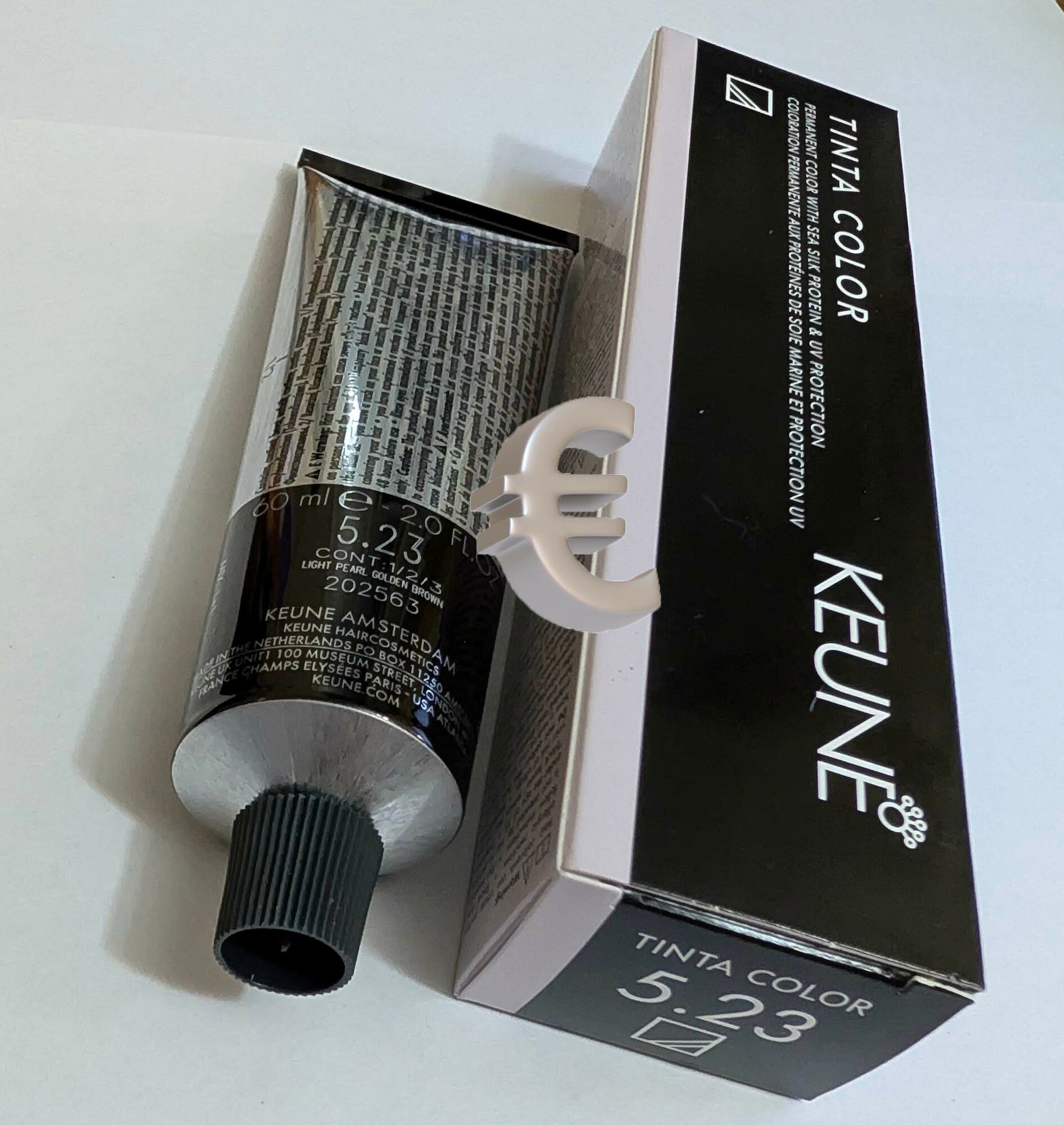 Keune Tinta Color 5.23 Светлый перламутрово-золотистый Шатен Стойкая краска для волос 60 мл